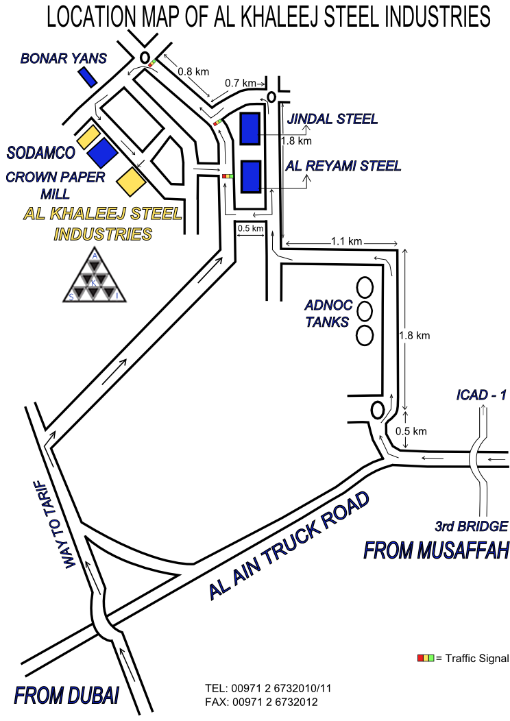 Contact - Al Khaleej Steel Industries LLC